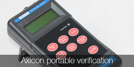 Portable barcode verifier gallery - Axicon Auto ID